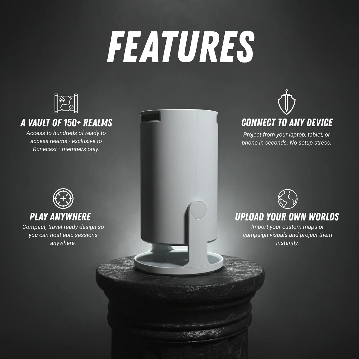 RuneCast™ TTRPG Projector – Rune Cast
