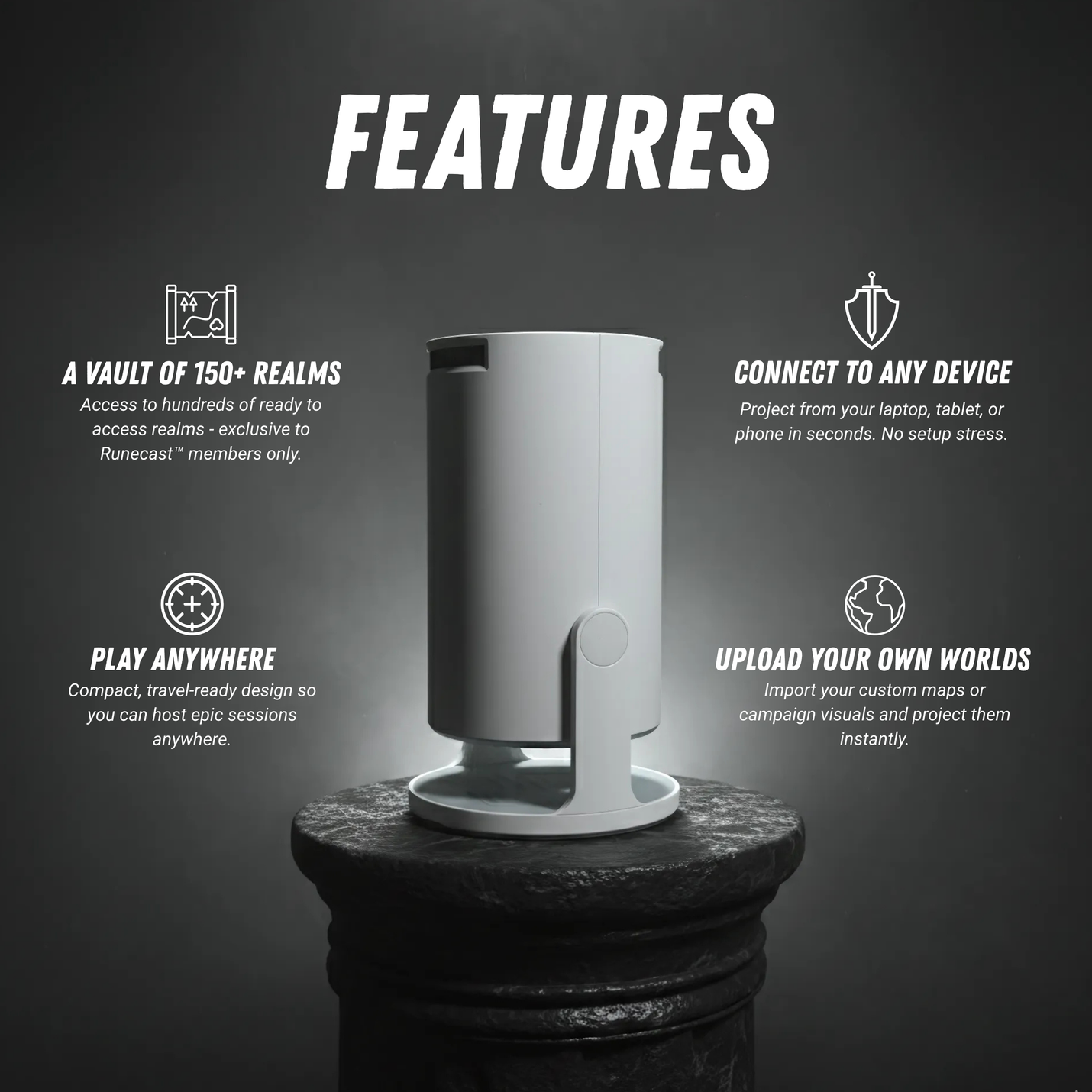 RuneCast™ TTRPG Projector – Rune Cast